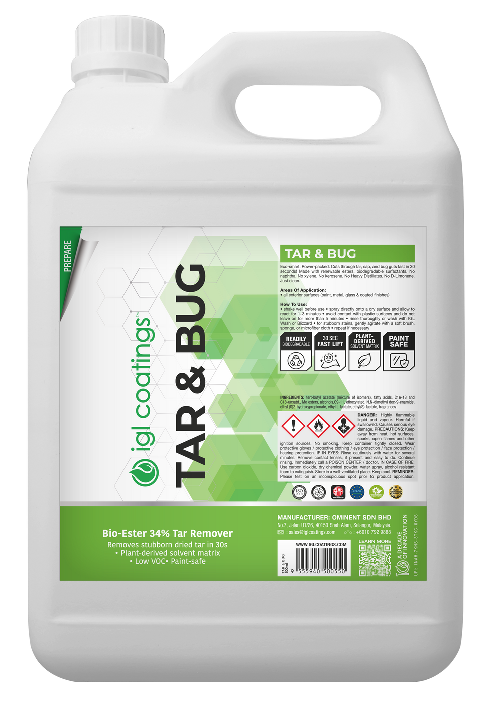 IGL Bug & Tar Remover – Paint Safe Spray for Tar, Bugs, Sap & Road Gri ...