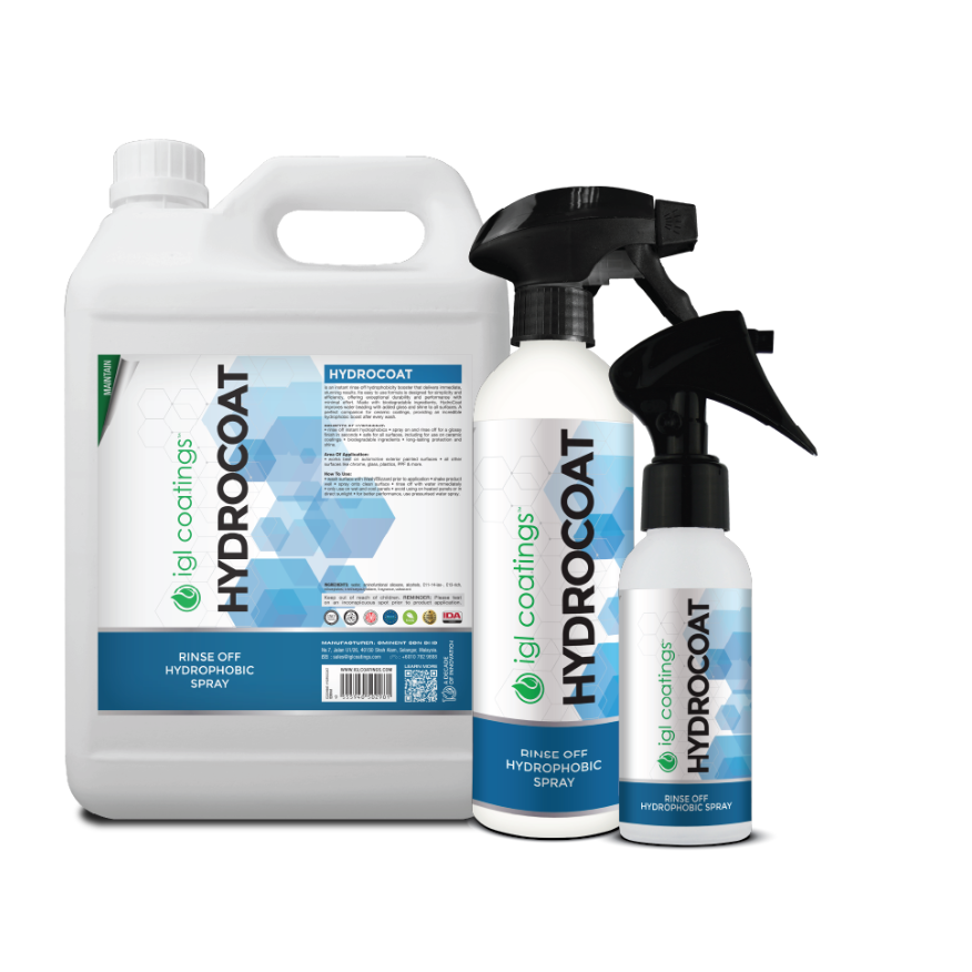 IGL Hydrocoat - Instant Hydrophobic Touchless Spray – IGL Coatings Australia